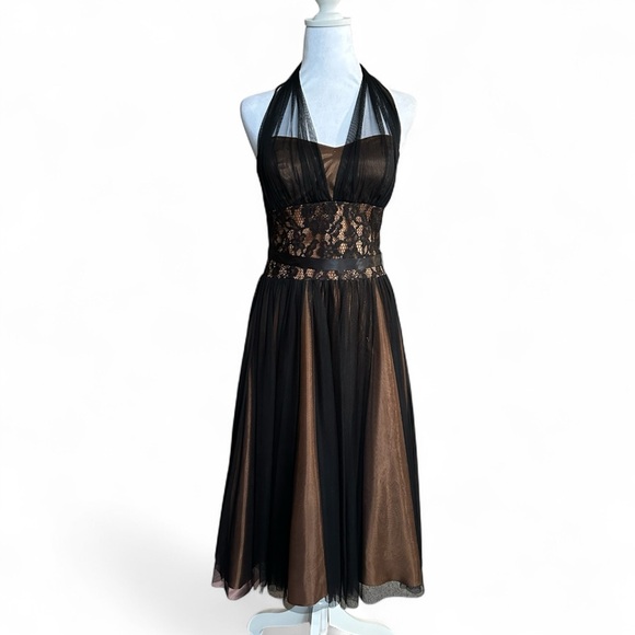 Betsy & Adam | Dresses | Brand New Betsy Adam Dress Size 4 Brown Black ...